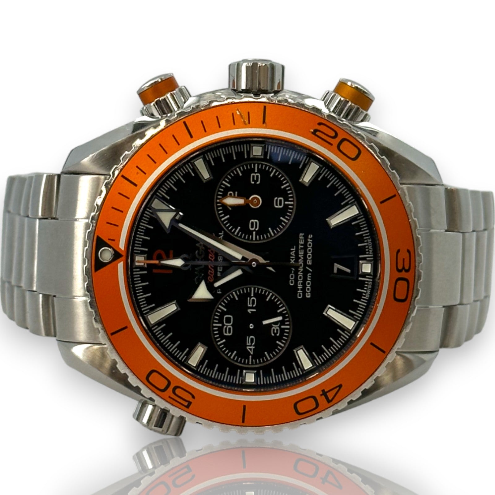 Omega Seamaster Planet Ocean 232.30.46.51.01.002 Stainless Steel 45.5m ...
