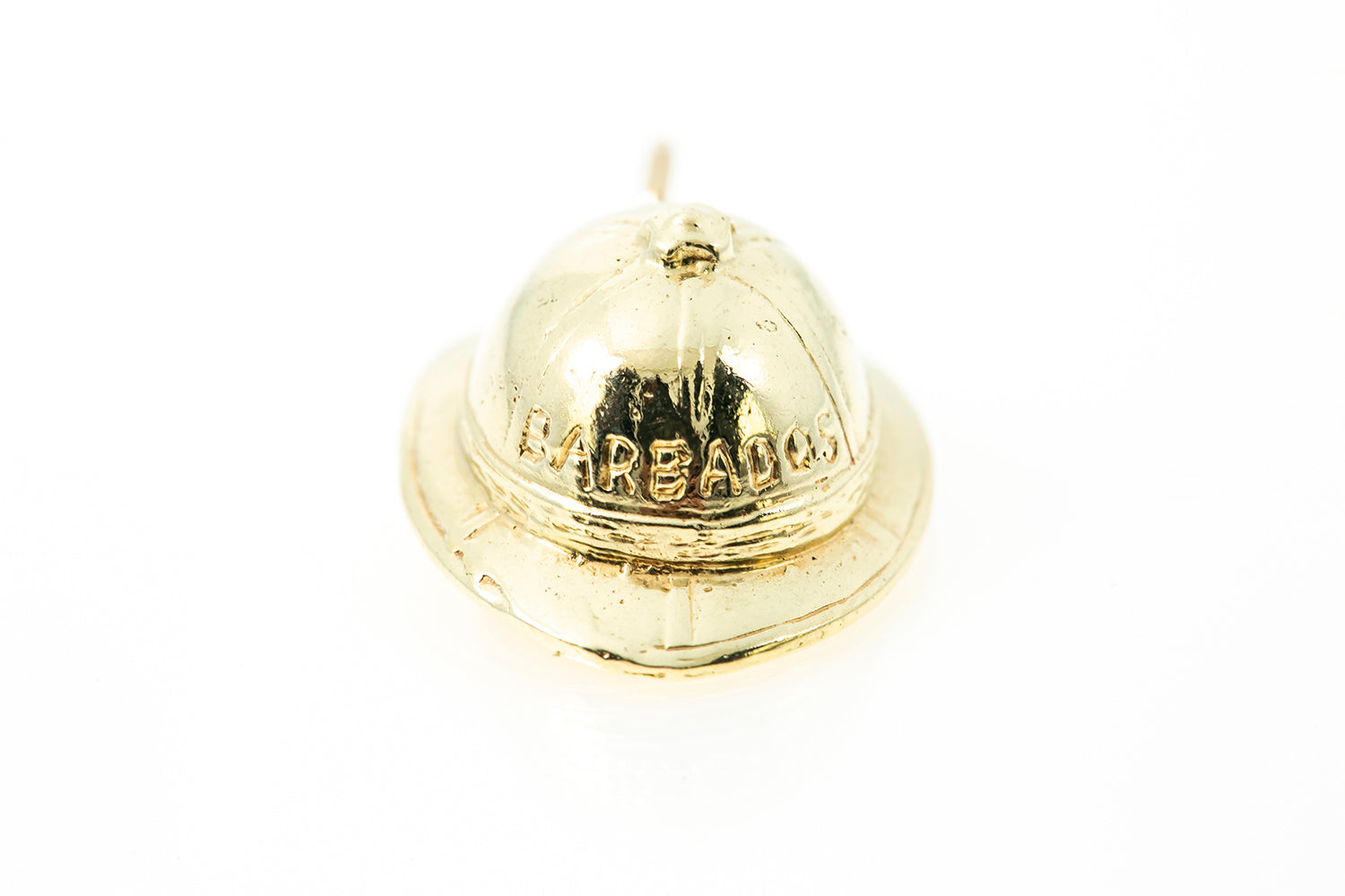 English Castle Tower Turret 14k 585 Yellow Gold Charm Pendant – GEM ...